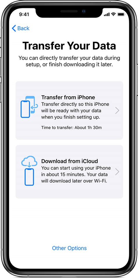 New Iphone Set Up Transfer Data Directly To A New Iphone Wirelessly