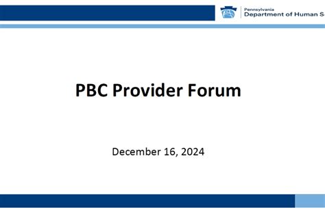 Performance Based Contracting MyODP