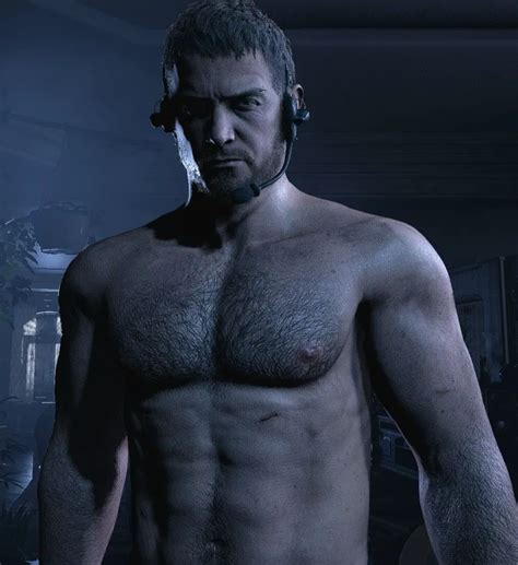 Chris Redfield Resident Evil Muscular Men Chris
