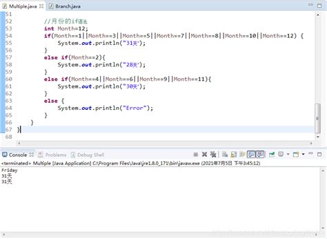 Java中用if语句表示月份的天数java的if Else语句判断某年二月的天数 Csdn博客