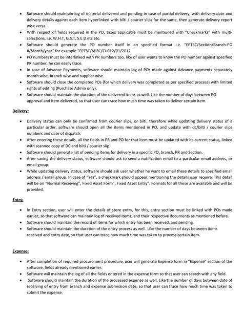 Purchasing Software Structure Pdf