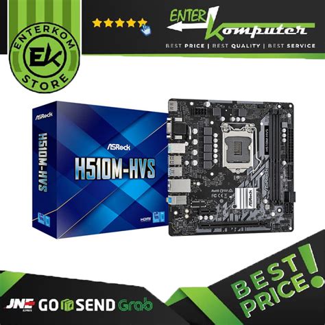 Asrock H M Hvs Lga H Ddr Usb Sata Enterkomputer Jual Beli Online Komputer