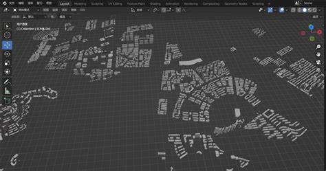 github 1212wuhu building model of wuhan city and whpu 集合了目前武汉的建筑数据，收集了shp gitf blender三种文件，并且