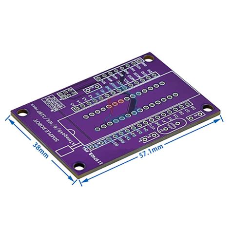 Atmega328p Atmega8 Dip 28 Breakout Board Arduino Diy Prototyping
