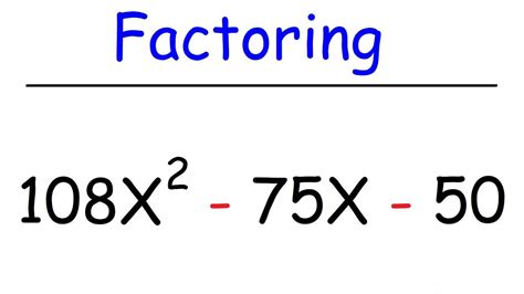 Factoring Youtube