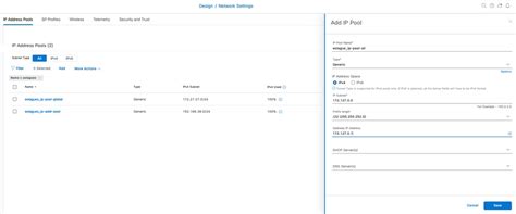 Fix The IP Address Pool Subnet On DNA Center Cisco