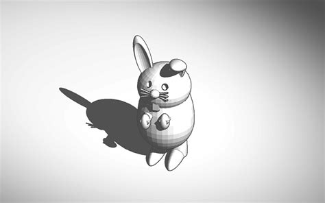 3d Design Bunny Tinkercad