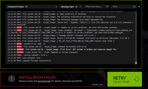 jetson tx2 nx flash by sdkm found a error atp system is broken jetson tx2 nvidia developer