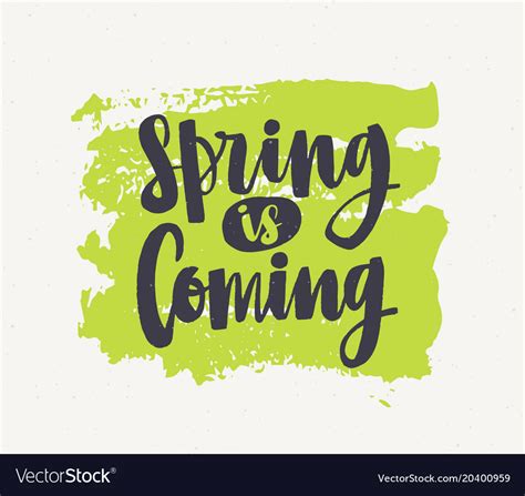 Spring Is On Its Way