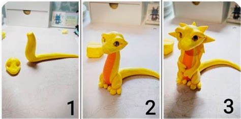 Как слепить сделать дракона из пластилина лепка пластилиновых дракончиков поэтапно легко для