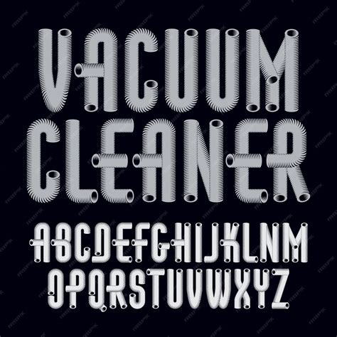 Premium Vector Vector Trendy Capital English Alphabet Letters