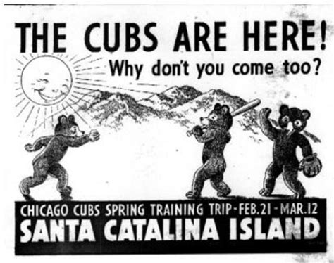 Cubs Spring Training On Catalina Island Baseball History Comes Alive