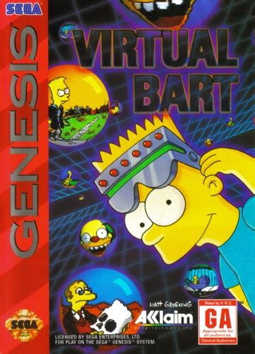 Virtual Bart Sega Genesis