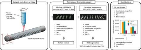 3d 打印 Plla Plcl 生物可吸收支架的化学与热加速水解降解：灭菌的表征和影响 Polymer Testing X Mol
