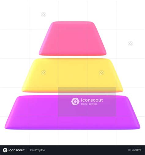 Pyramid Chart 3d Icon Free Download Business 3d Icons Iconscout