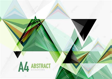 Triangular Low Poly Vector A4 Size Geometric Abstract Template Poster Template Download On Pngtree