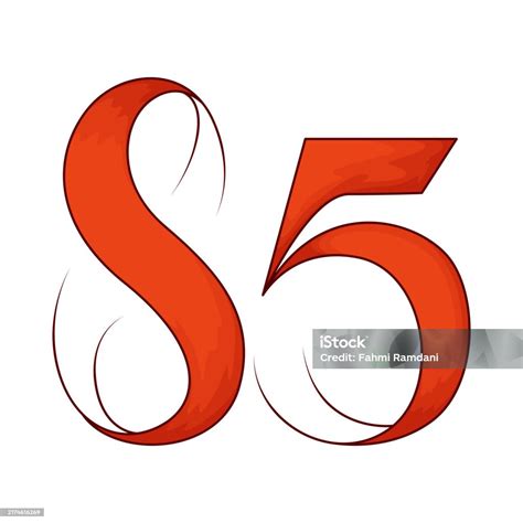 Number 85 Stock Illustration Download Image Now Alphabet Banking