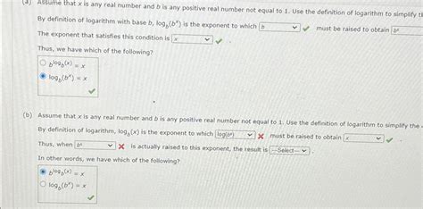 Solved A ﻿assume That X ﻿is Any Real Number And B ﻿is Any