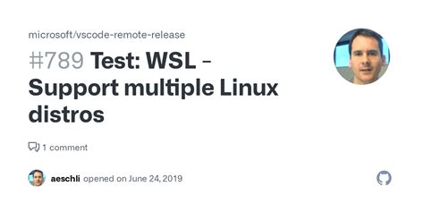 Test Wsl Support Multiple Linux Distros · Issue 789 · Microsoft