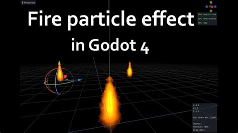 Godot 4 Fire Particle Effect From An Empty Scene To A Customizable Fire No Code Required