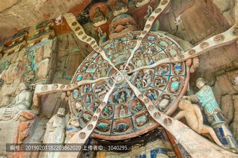 重庆大足石刻的六道轮回图 宗教建筑 建筑摄影 摄影素材 汇图网www huitu