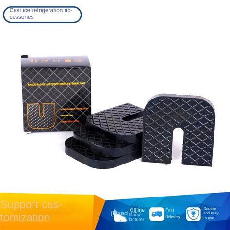 Air Con Bracket Split Type Rubber U Shaped Cushion Aircon Bracket Aircon Rubber For Support Air