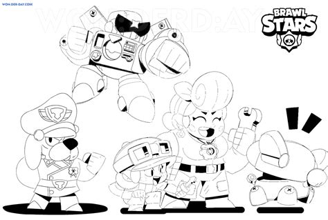 Colonel Ruffs Brawl Stars Coloring Pages 2021 Printable