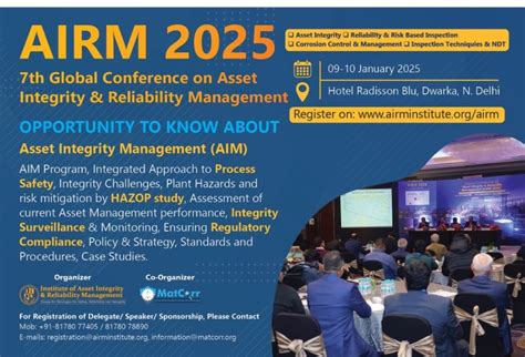 Airm2025 Assetintegrity Reliabilitymanagement Maintenance