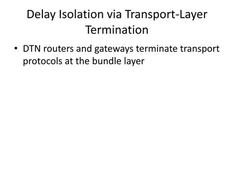 Ppt Delay Tolerant Networks Dtns A Tutorial Ipnsig Reports Dtn