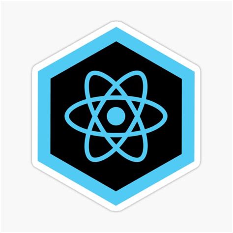 React Js Sticker Sticker For Sale By Blakethedead Redbubble