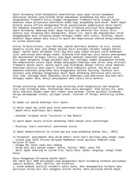 Spark Streaming Pdf