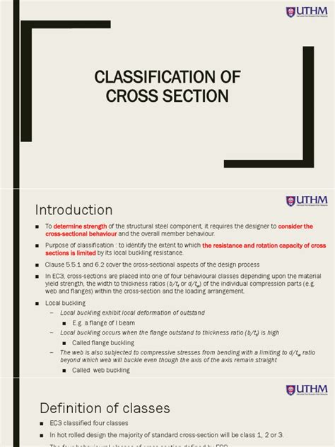 Classification Of Cross Section Pdf Buckling Strength Of Materials