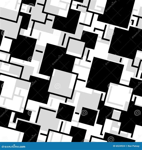 Seamless Rectangle Pattern Stock Vector Illustration Of Paper 6524924