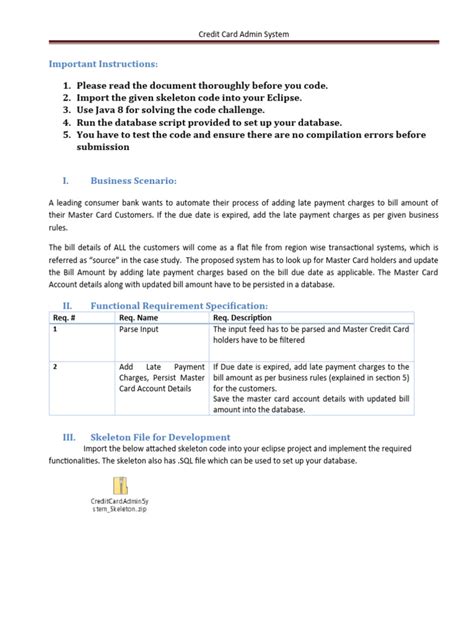 Credit Card Admin System Pdf Method Computer Programming Databases