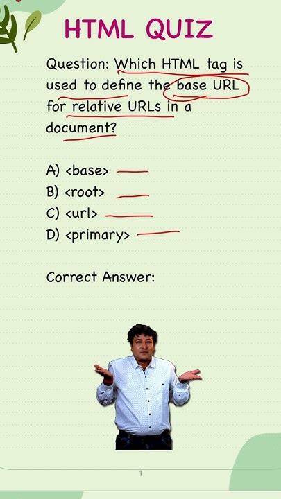 Base Url In Html Html Htmlinterview Programmingwithrakesh Youtube