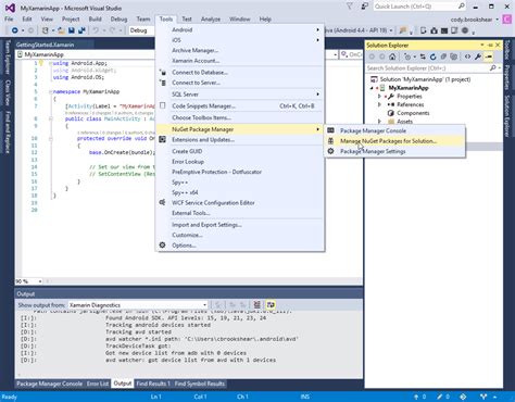 Xamarin Xamarin Quick Start Android SDK Datalogic Developer Portal