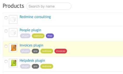 Redmine Products Plugin Manage Products Offer Services Delivery