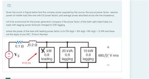 Solved Given The Circuit In Figure Below Find The Complex Chegg