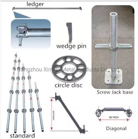 Layher Scaffold Ringlock Scaffold System Galvanized Scaffolding