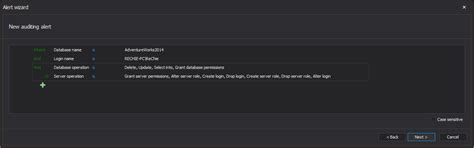 how to create a custom alert with an email notification