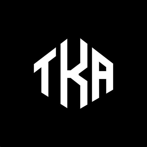 Diseño De Logotipo De Letra Tka Con Forma De Polígono Tka Polígono Y