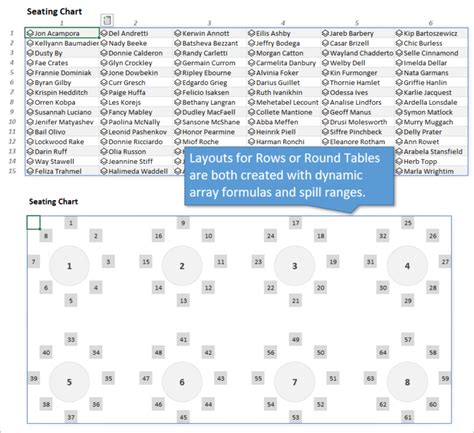 Seating Chart Planner Excel Hash Episode 3 Excel Campus