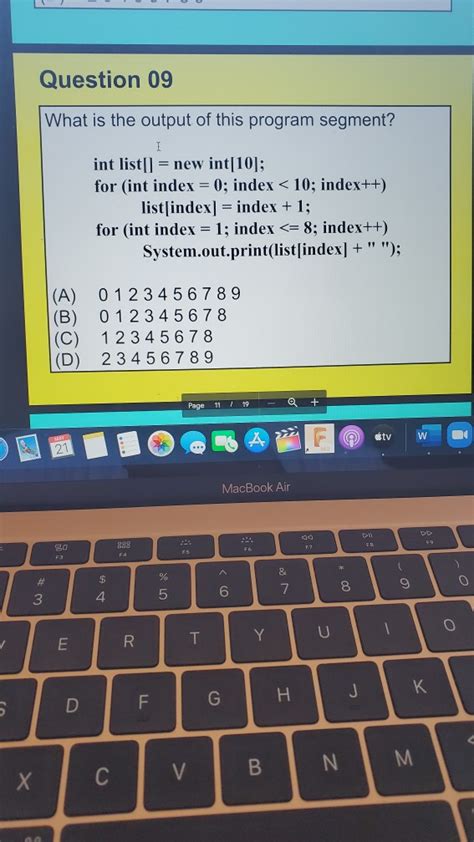Solved Question 08 What Is The Output Of This Program