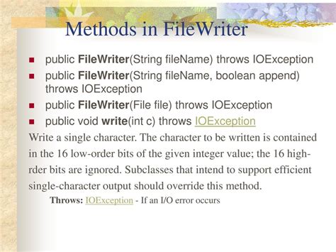 Object Writing In Files Ppt Download