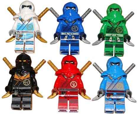 Figurki Lego Ninjago Cole Jay Kai Lloyd Nya Zane Zestaw Dragons Rising Cena Opinie
