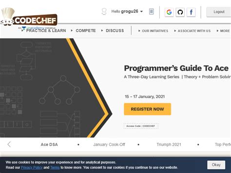 Automate Codechef Login Devpost