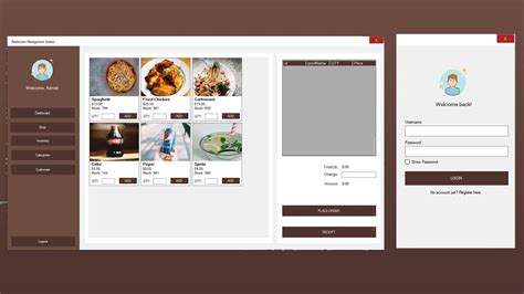 C Project Restaurant Management System With Video Tutorials Youtube