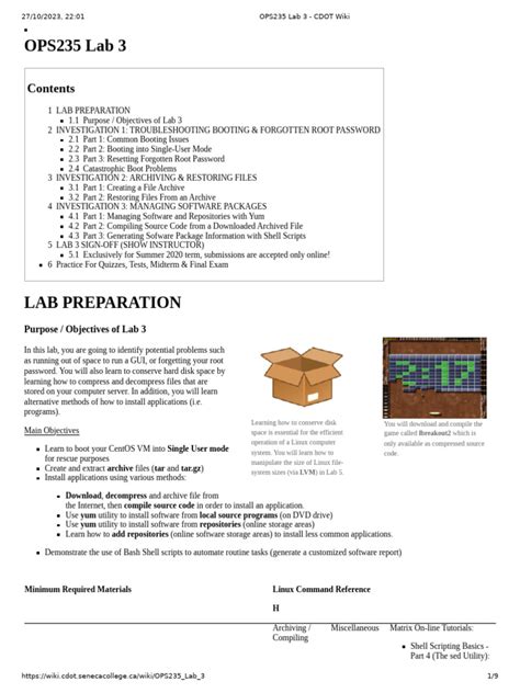 Ops235 Lab 3 Cdot Wiki Pdf Software Repository Booting