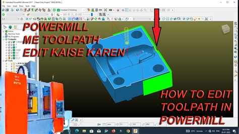 How To Edit Toolpath In Powermill Youtube