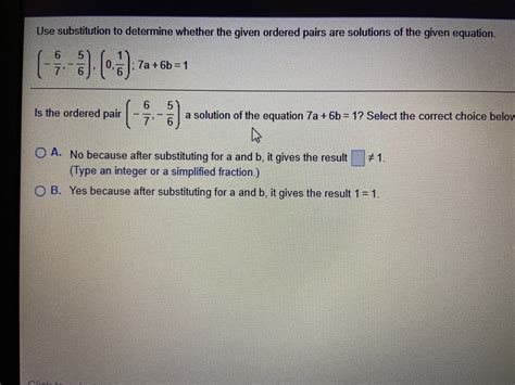 answered use substitution to determine whether… bartleby